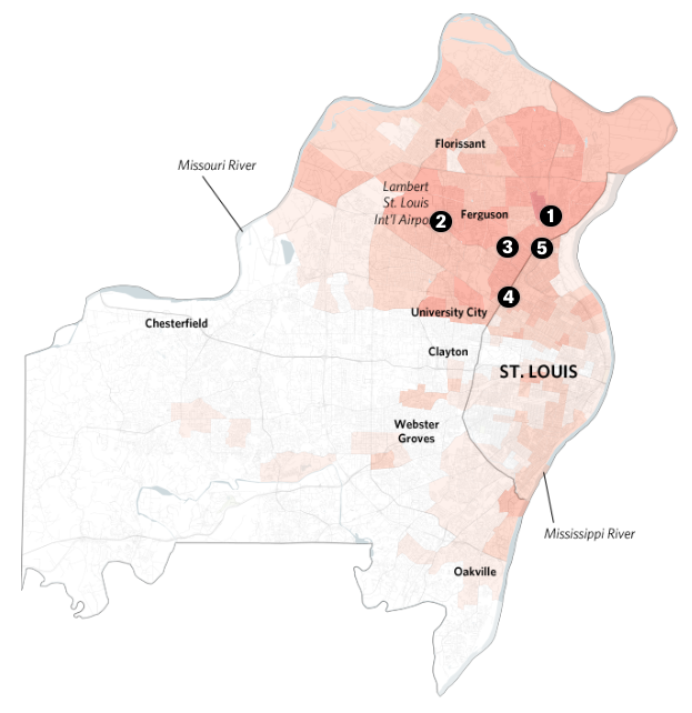 Map Of St Louis County Municipalities St. Louis | Gateway To The West