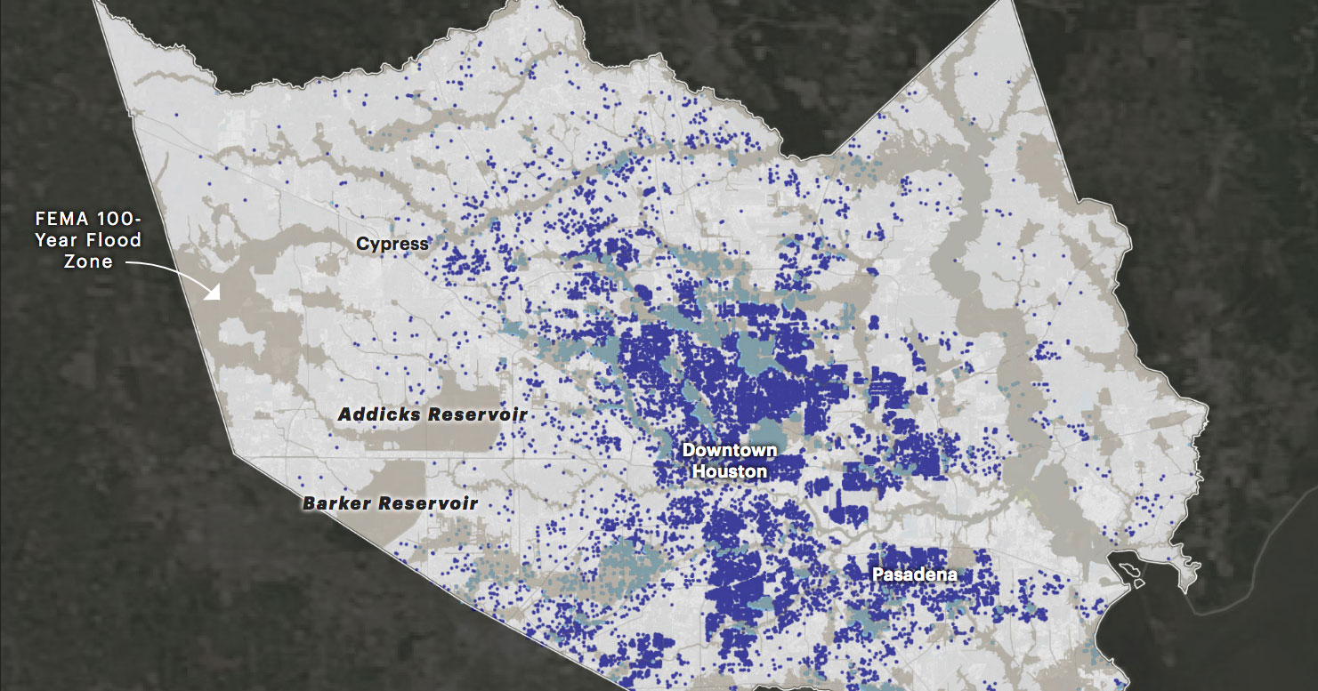 Houston’s Big Dams Won’t Fail. But Many Neighborhoods Will Have to Be ...
